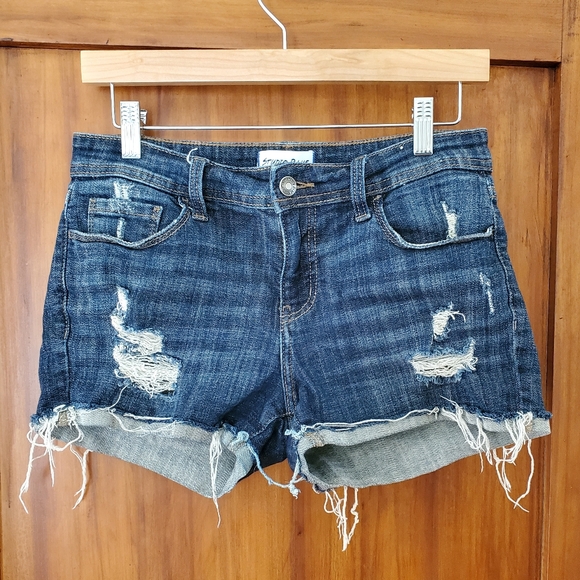 Studio Blue | Shorts | Studio Blue Kadence Mid Rise Cuffed Jean Shorts ...